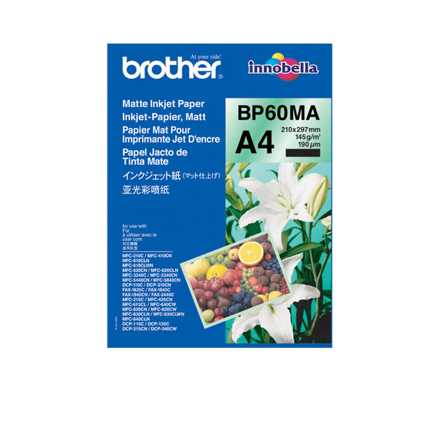 Brother BP-60MA printing paper A4 (210x297 mm) Matte 25 sheets White ...