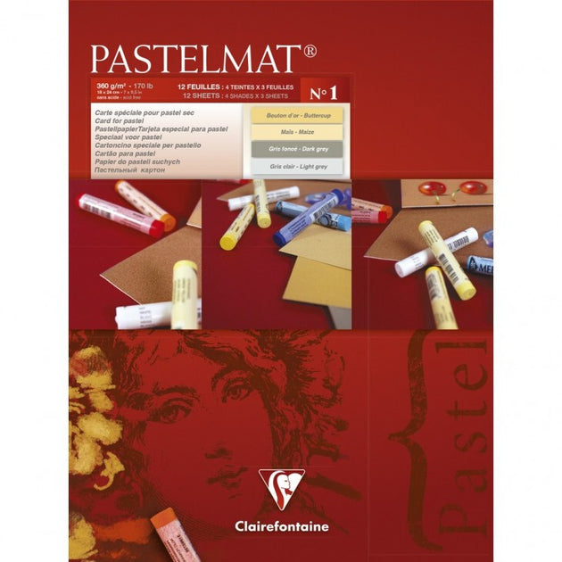 Clairefontaine PastelMat Art paper 12 sheets | Back to the Office