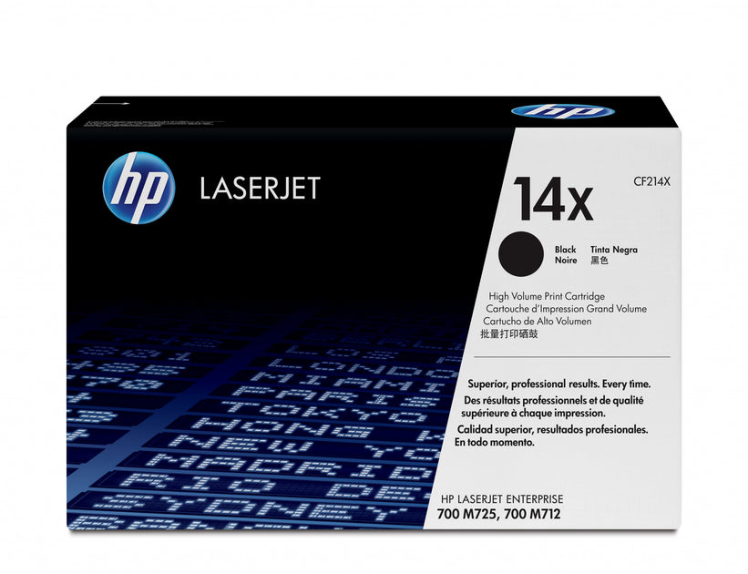 HP 14X High Yield Black Original LaserJet Toner Cartridge | Back to the ...