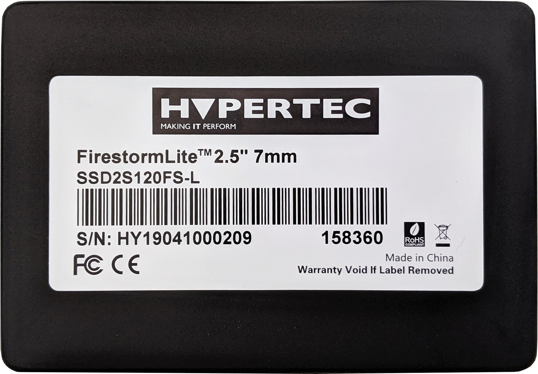 Hypertec FirestormLite 480GB 2.5 7mm SATA 6Gbps SSD | Back to the Office