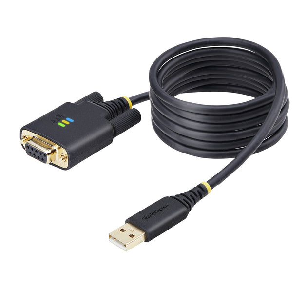 StarTech.com 6.6ft/2m USB to Null Modem Serial Adapter Cable, COM ...