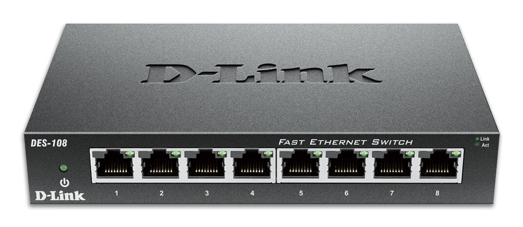 D-Link 8-Port Fast Ethernet Unmanaged Desktop Switch | Back to the Office