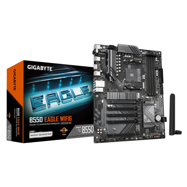 GIGABYTE B550 EAGLE WIFI6 Motherboard - AMD Ryzen 5000 G-Series CPUs ...