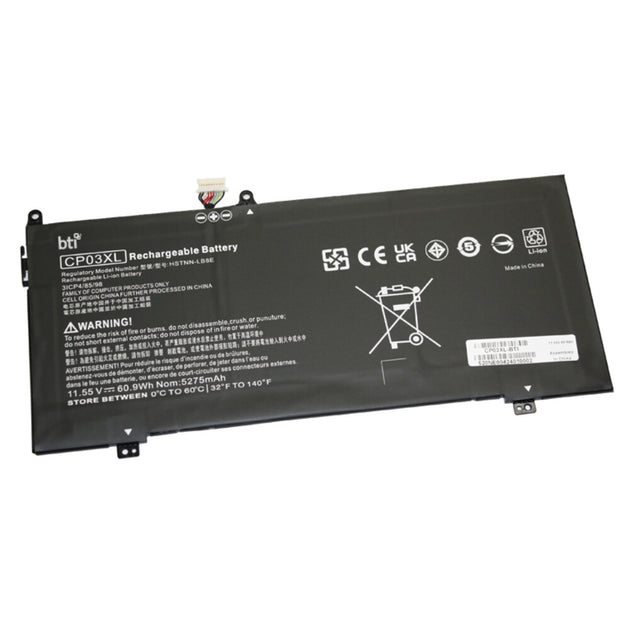 BTI CP03060XL compatible 60.9Wh 3-cell battery for HP SPECTRE X360 13 ...