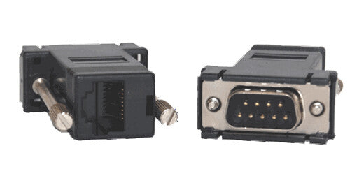 Opengear 319016 cable gender changer DB9M RJ45 Black | Back to the Office